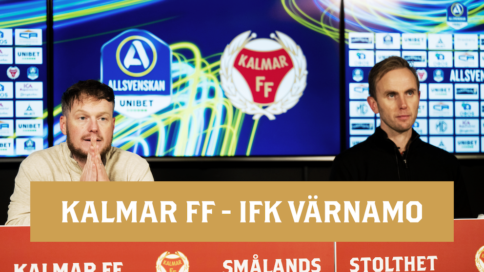 Presskonferens efter KFF-VÄR - Kalmar FF